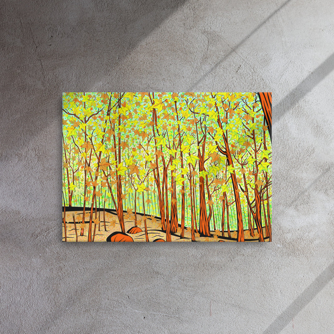 Slay Illustrations Psychedelic Canadiana Art & Landscape Canvas Prints